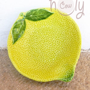 Handmade Ceramic Lemon Dish, Ceramic Dish, Lemon Plate, Ceramic Lemon ...