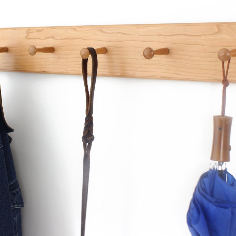 Custom Wood Peg Rack - Etsy