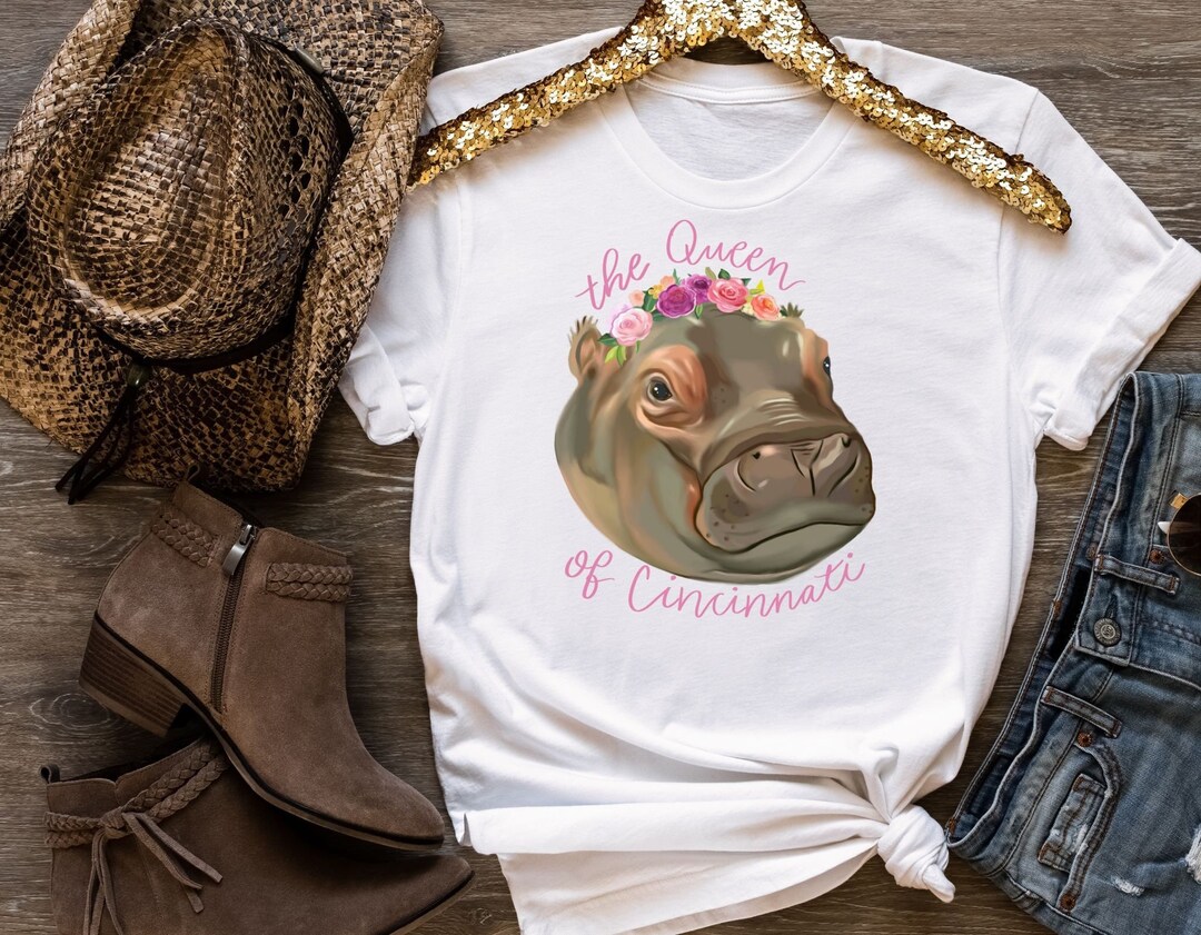 Hippo T-shirt | Hippo Lover Gift | Cincinnati Hippo Outfit | Matching ...