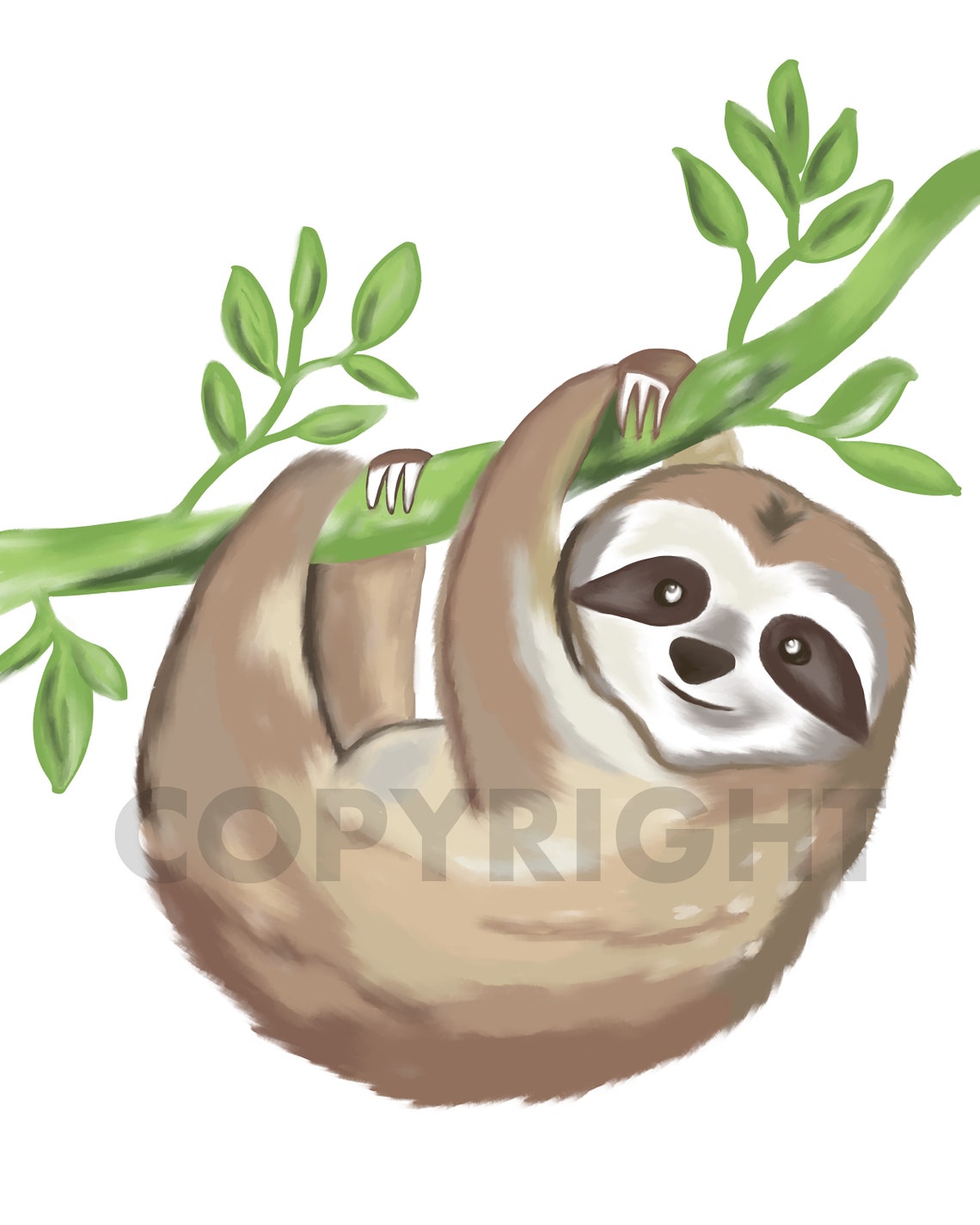 Sloth Nursery Art digital Sloth Theme Nursery Sloth Baby - Etsy