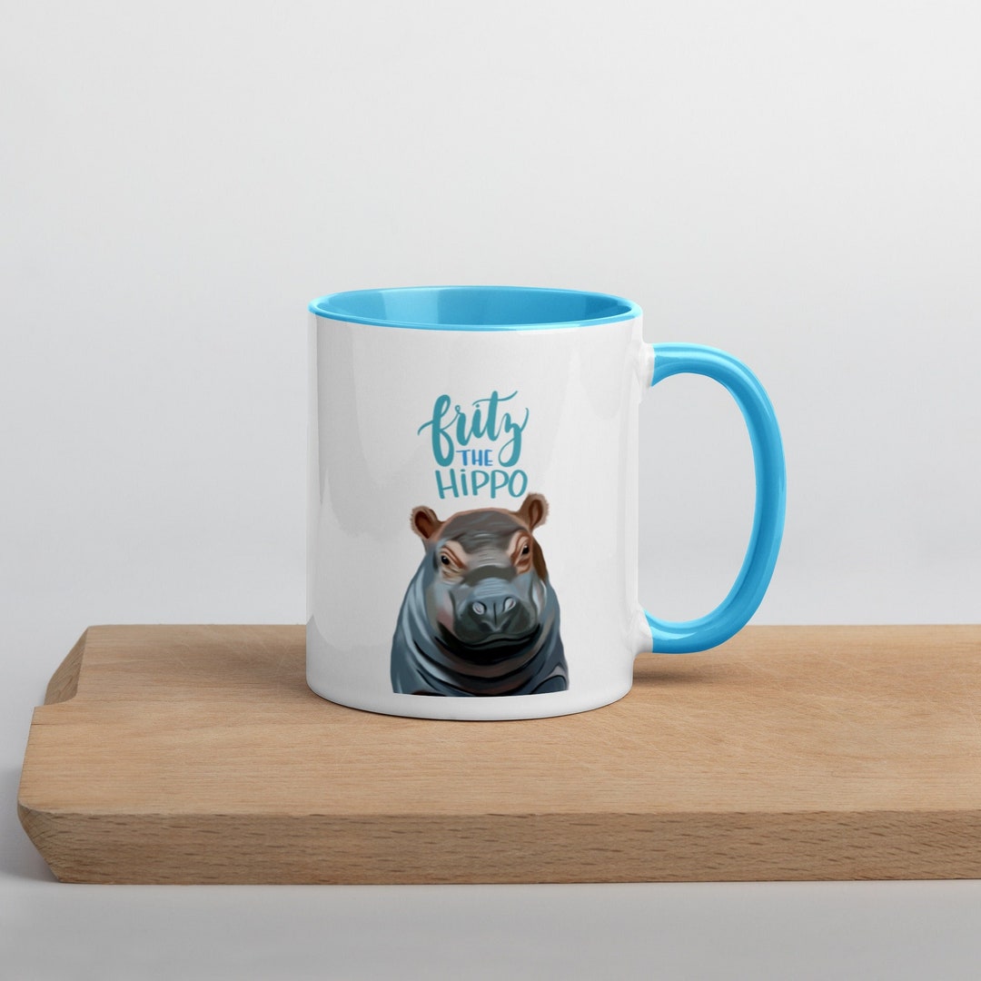 Fritz the Hippo: Coffee Mug | Ceramic Mug (11oz) | Hippo Lover Gift ...