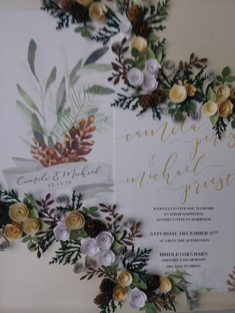 Wedding Invitation Keepsake Gift Shadowbox Invitation Gift - Etsy