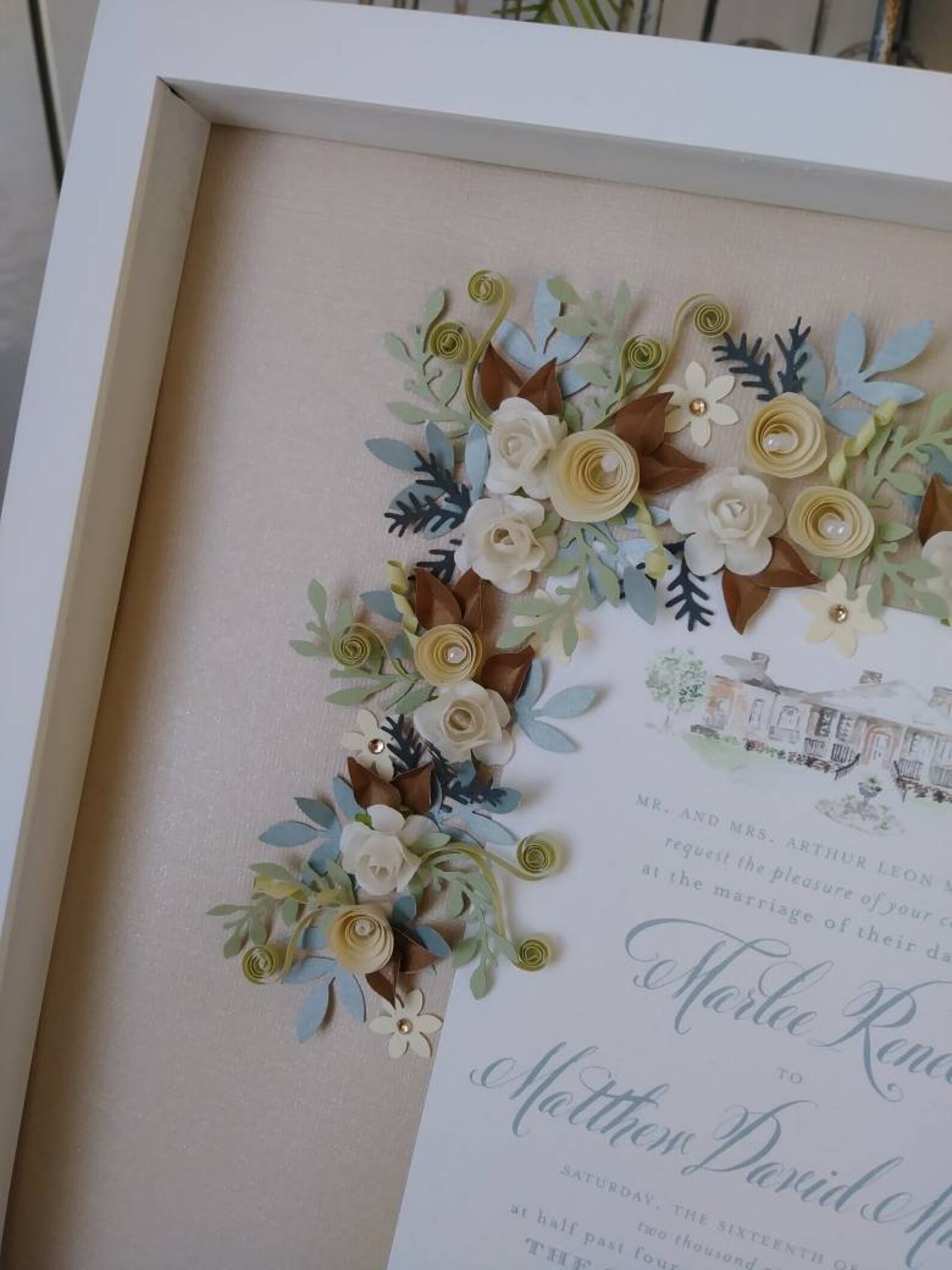 Neutral Color Theme Wedding Invitation Gift - Etsy