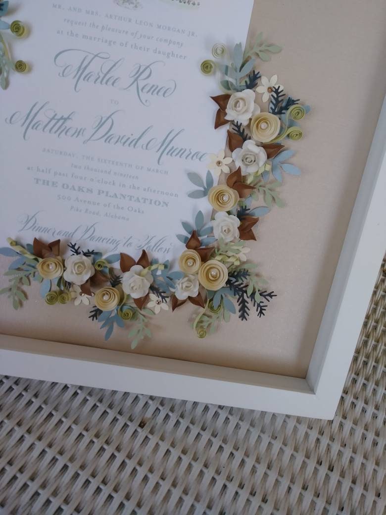 Neutral Color Theme Wedding Invitation Gift | Etsy