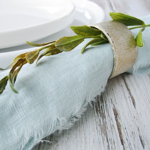 Linen Dinner Napkins, Rustic Linen Napkins, Farmhouse Chic, Rustic ...