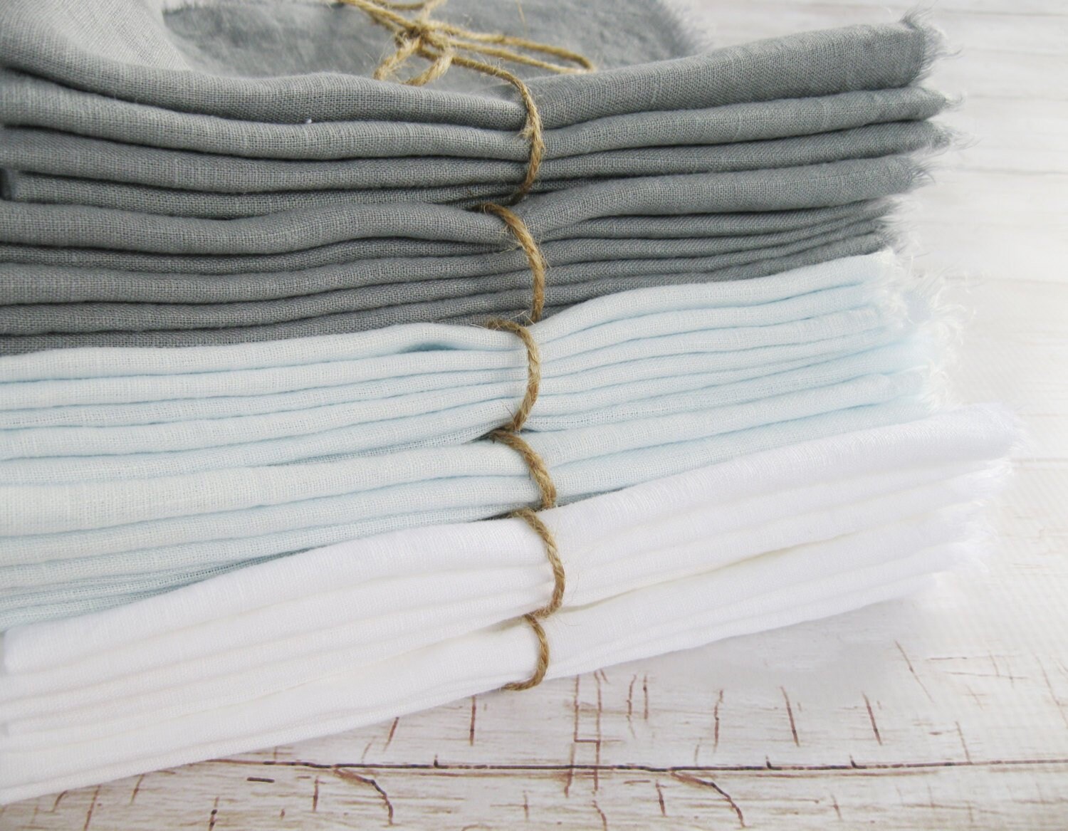 Linen Dinner Napkins Rustic Linen Napkins Farmhouse Chic | Etsy