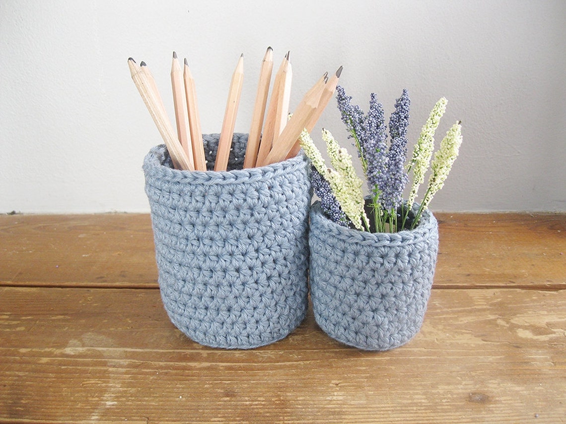 Rustic Office Decor Shabby Chic Office Pencil Holder | Etsy