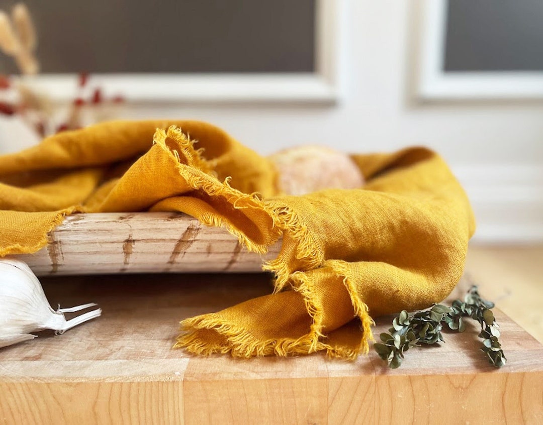 Bread Cloth, Bread Basket Towel, Washed Linen Towel, Bread Tea Towel ...