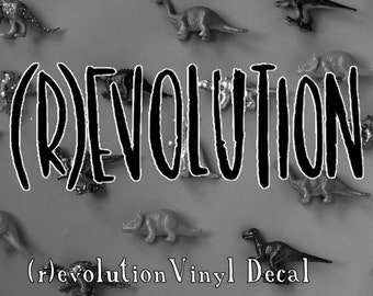 Evolution Decal - Etsy