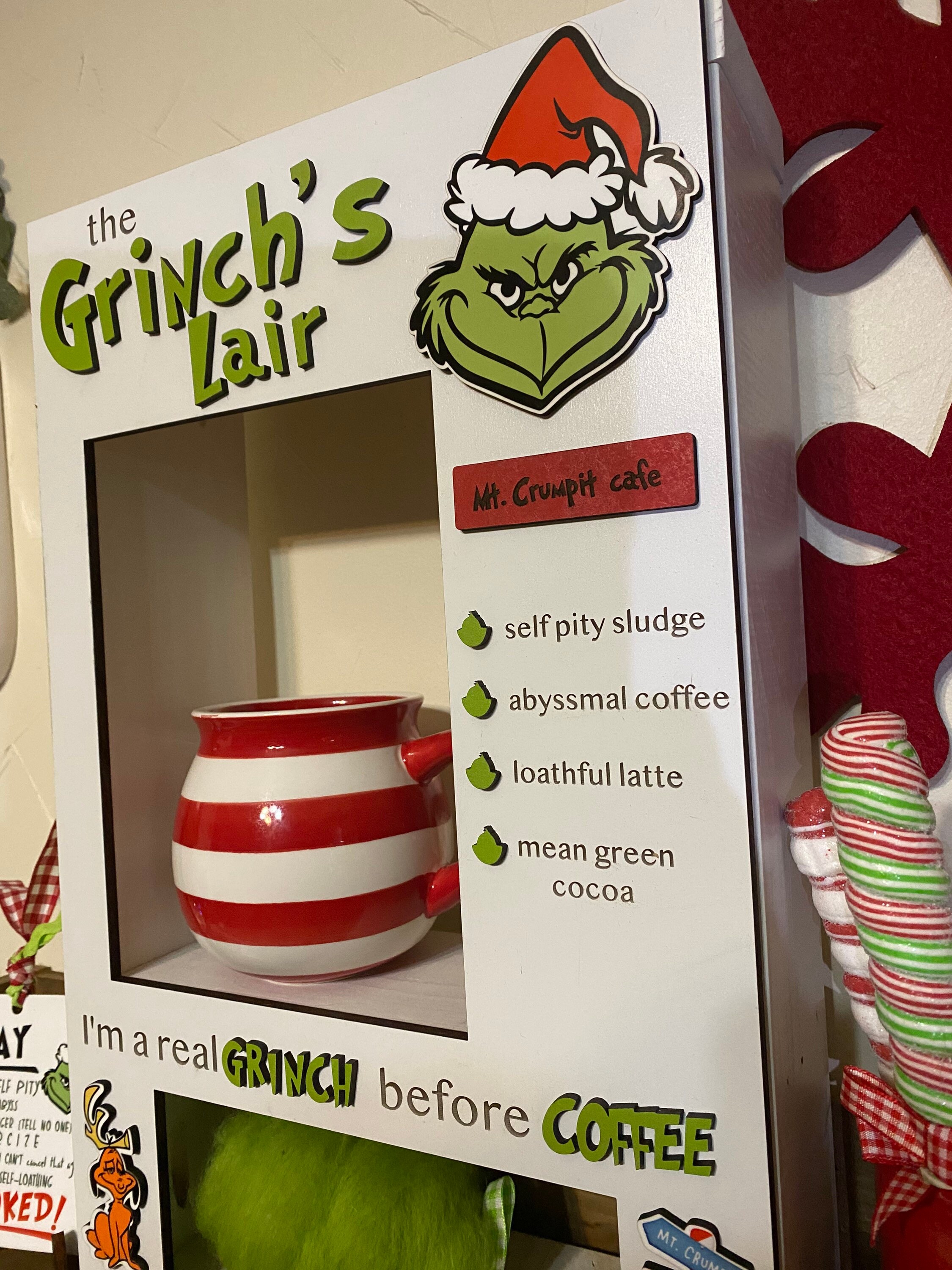 Grinch’s Lair Station With *****interchangeable Faceplate - Etsy