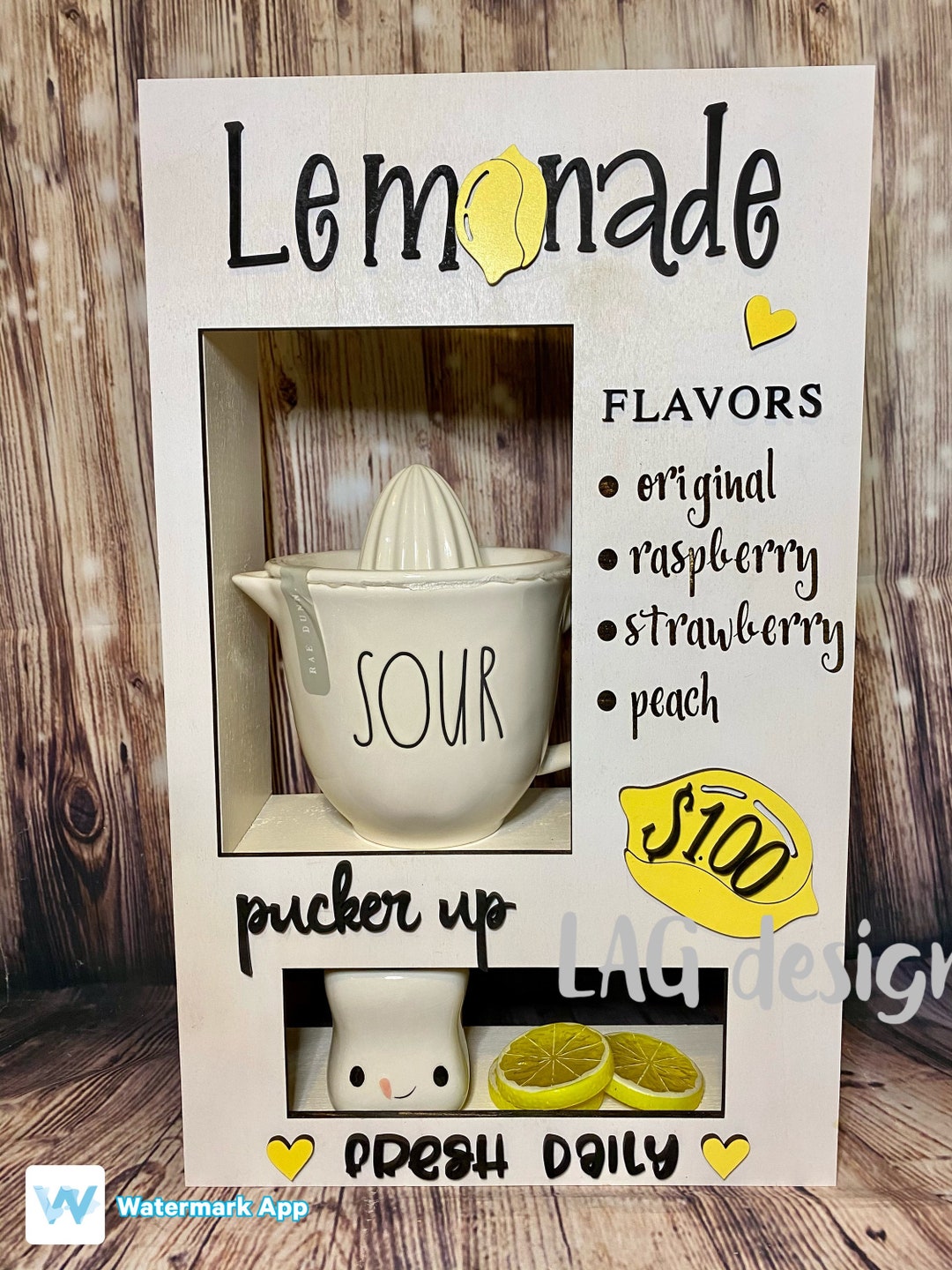 Lemonade Station/lemonade Display NOW INTERCHANGEABLE - Etsy