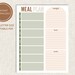 Weekly Mean Planner Plus Ideas for Other Meals Digital File - Etsy