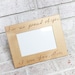 Your Handwriting Engraved Forever in a 4x6 Frames, Custom Photo Frames ...