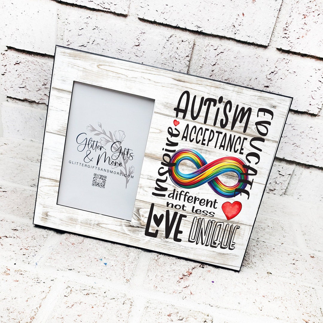 Autism Acceptance Frame, Frame Keepsake, Autism Mom, Special Education ...