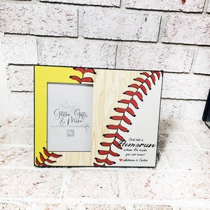 Mother's Day Softball Baseball Frame, God Hit a Homerun, You as My Mom ...