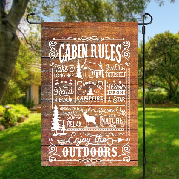 Cabin Rules - Etsy