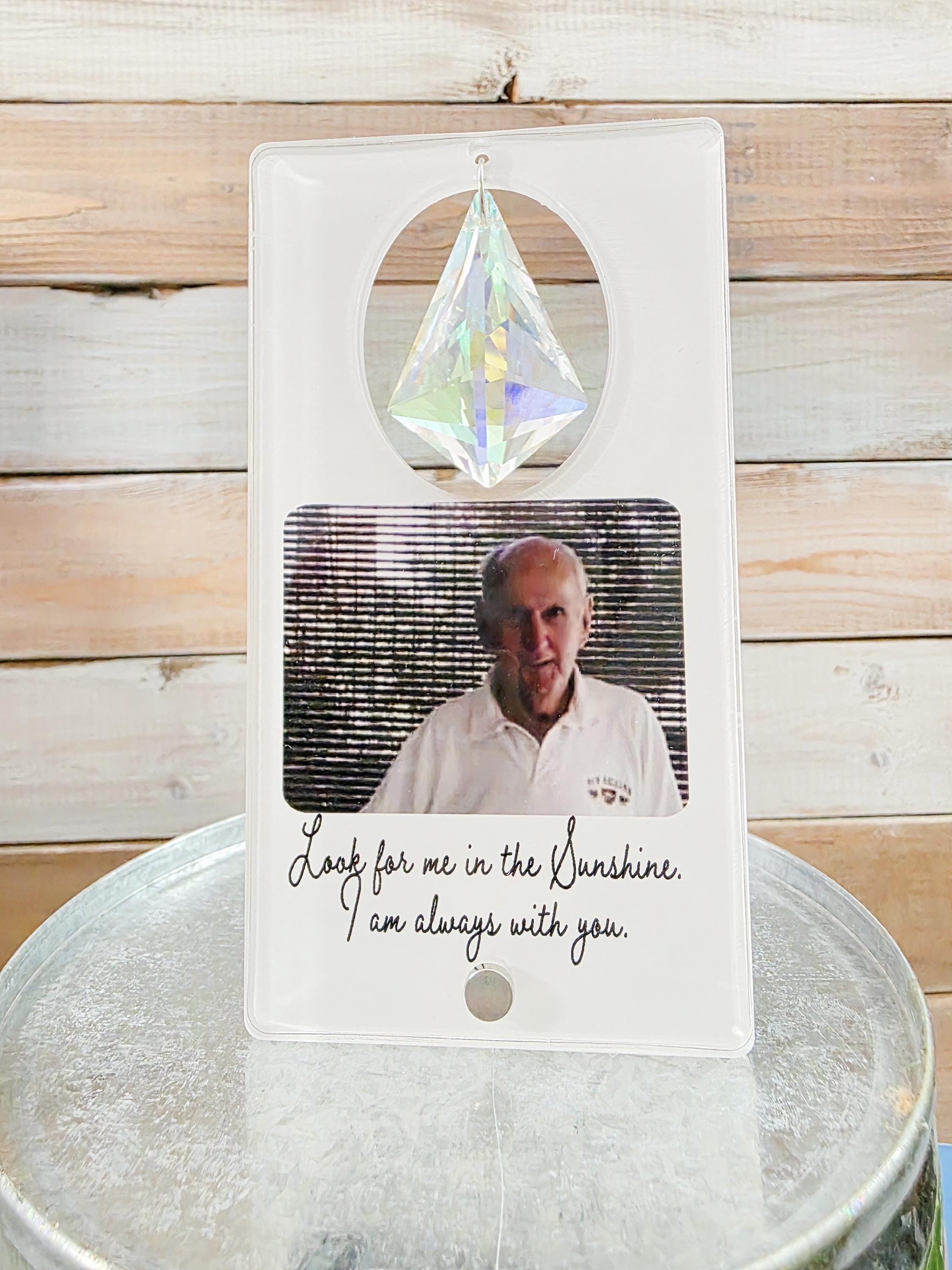Personalized Memorial Sun Catcher – Crystal Prism Remembrance Gift - Etsy