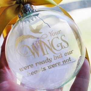 Memorial Christmas Ornaments, in Memory at Christmas, Holiday Grief ...