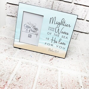 Psalm 93:4 Frame, Christian Frames, Inspirational Gifts, Remembrance ...