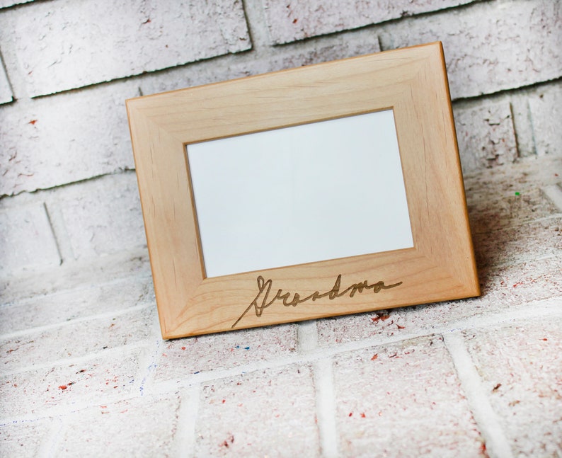 Custom Handwriting Frame 4x6 Picture Frame Memorial Gift - Etsy