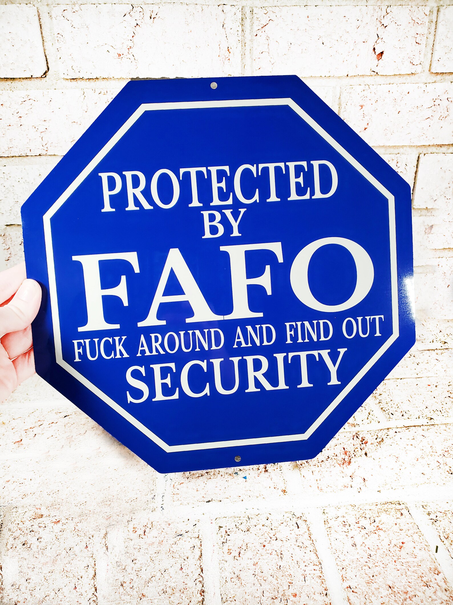 Funny Home Signs Outdoor Metal Signs Security Yard Signs - Etsy