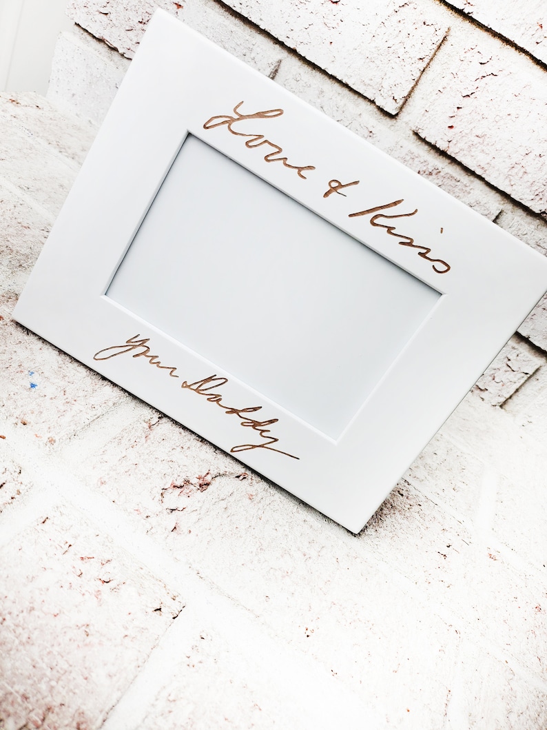 Custom Handwriting Frame 4x6 Picture Frame Memorial Gift - Etsy