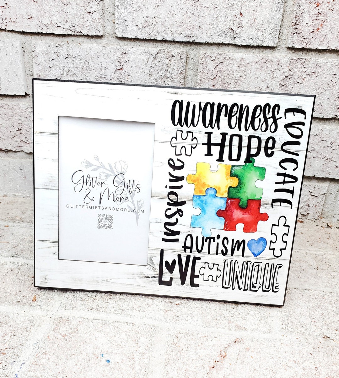 Autism Awareness Frame, Frame Keepsake, Autism Mom, Special Education ...