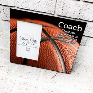 Basketball Coach Frame, Thank You Coach, Coach Gifts, End of Season ...