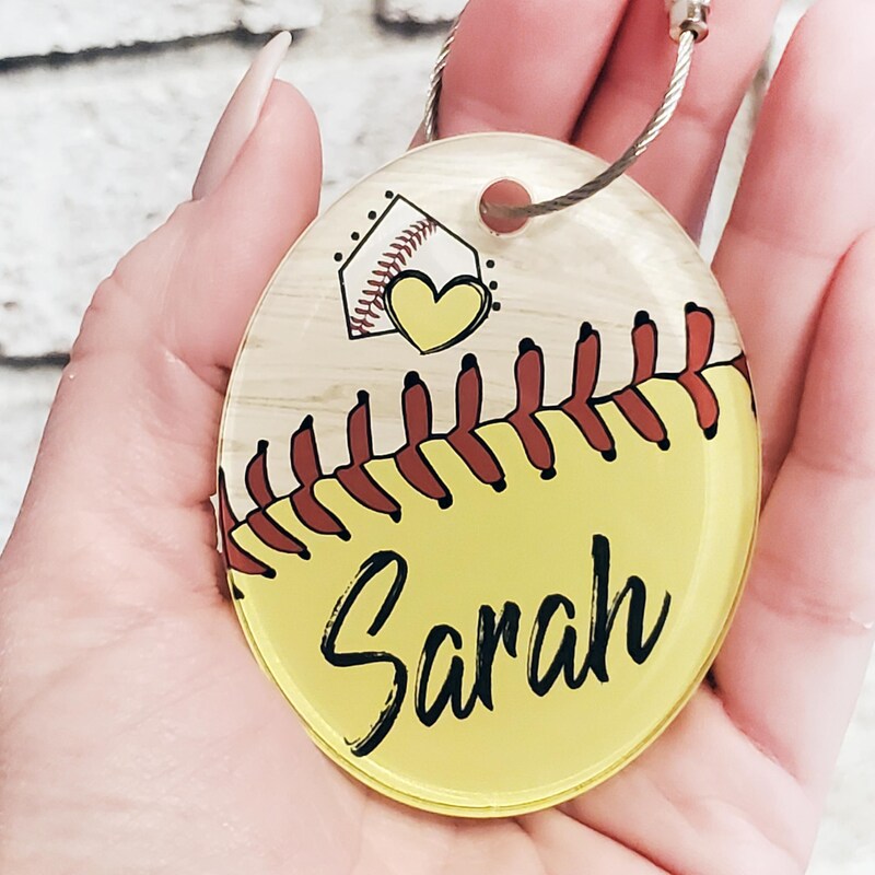 Softball Tags - Etsy