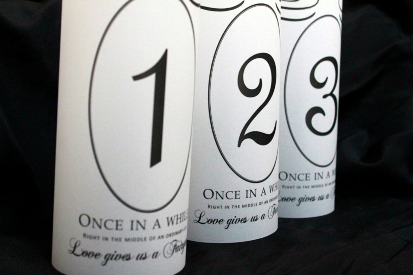 Table Numbers Fairytale Wedding Fairytale Table Numbers | Etsy