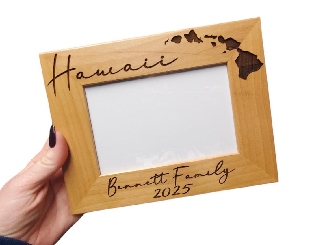 Family Vacation Picture Frame, Honeymoon , Destination Wedding Picture ...