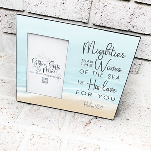 Psalm 93:4 Frame, Christian Frames, Inspirational Gifts, Remembrance ...