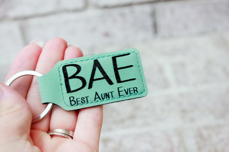 Bae Best Aunt Ever Gift Idea Bae Keychain Custom Key Chain - Etsy