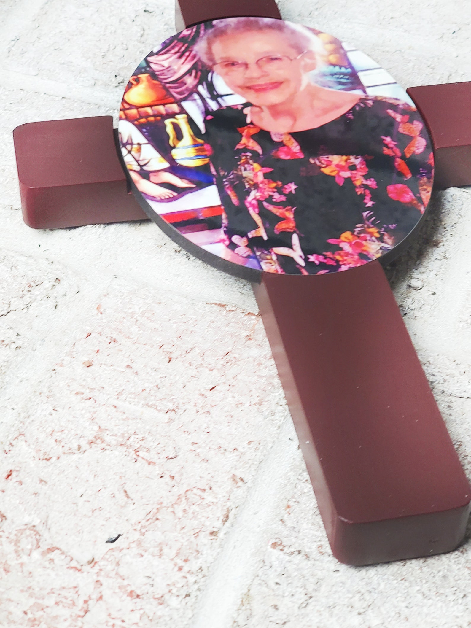 In Memory Photo Cross Memorial Cross Loss of a Loved One in | Etsy