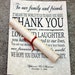 Wedding Thank You Scrolls, Thank You Scrolls, Wedding Day Thank You ...