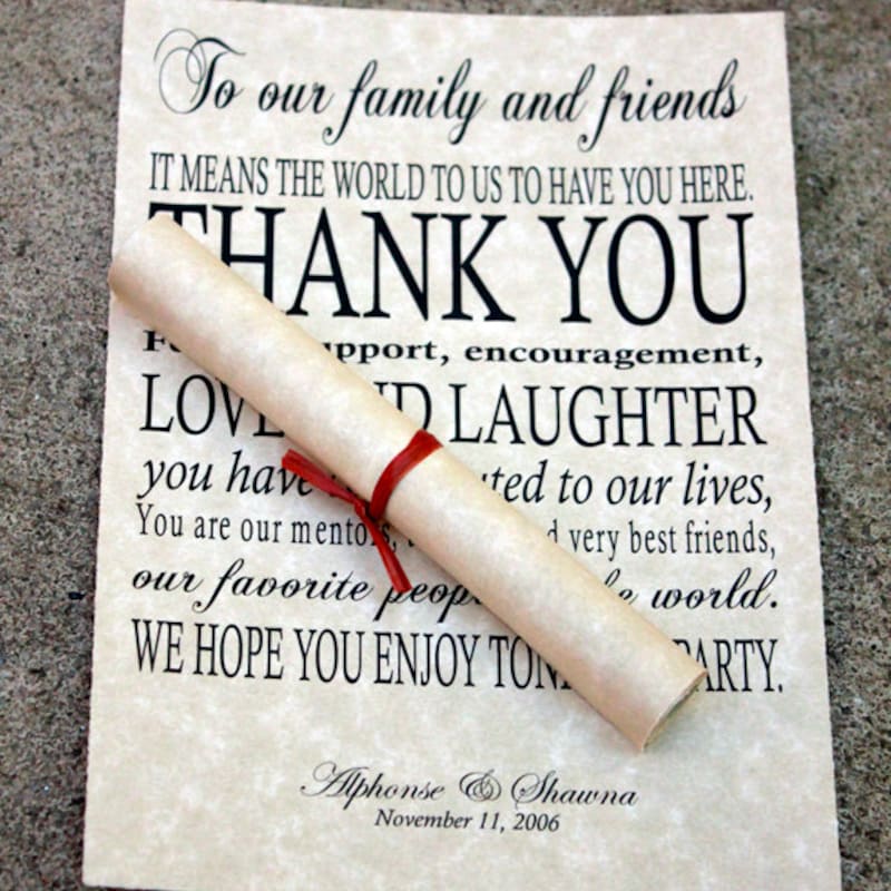 Wedding Scroll - Etsy