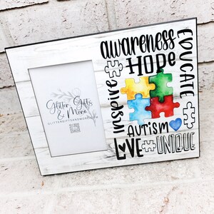 Autism Awareness Frame, Frame Keepsake, Autism Mom, Special Education ...