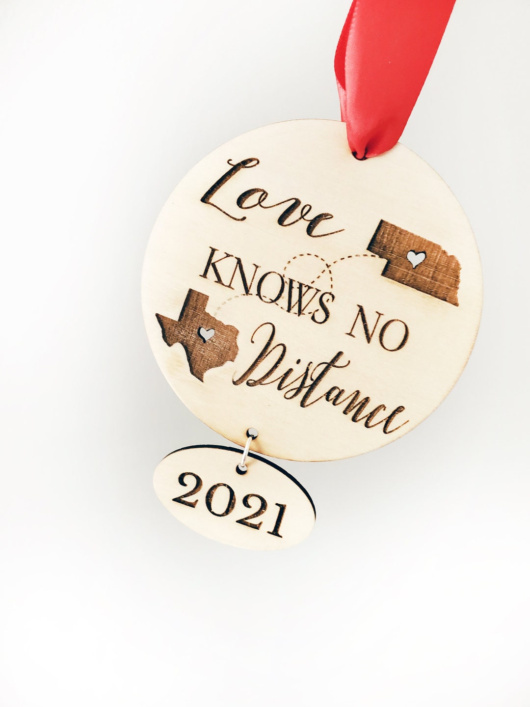 2021 Across the Distance Ornament, Lost Distance Ornament, Love Knows ...