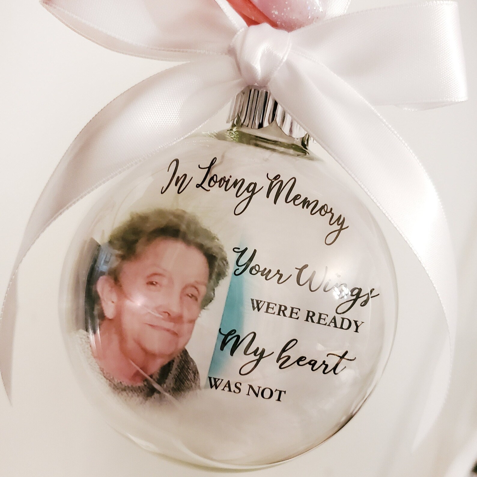 In Loving Memory Ornament Photo Ornament Remembrance - Etsy