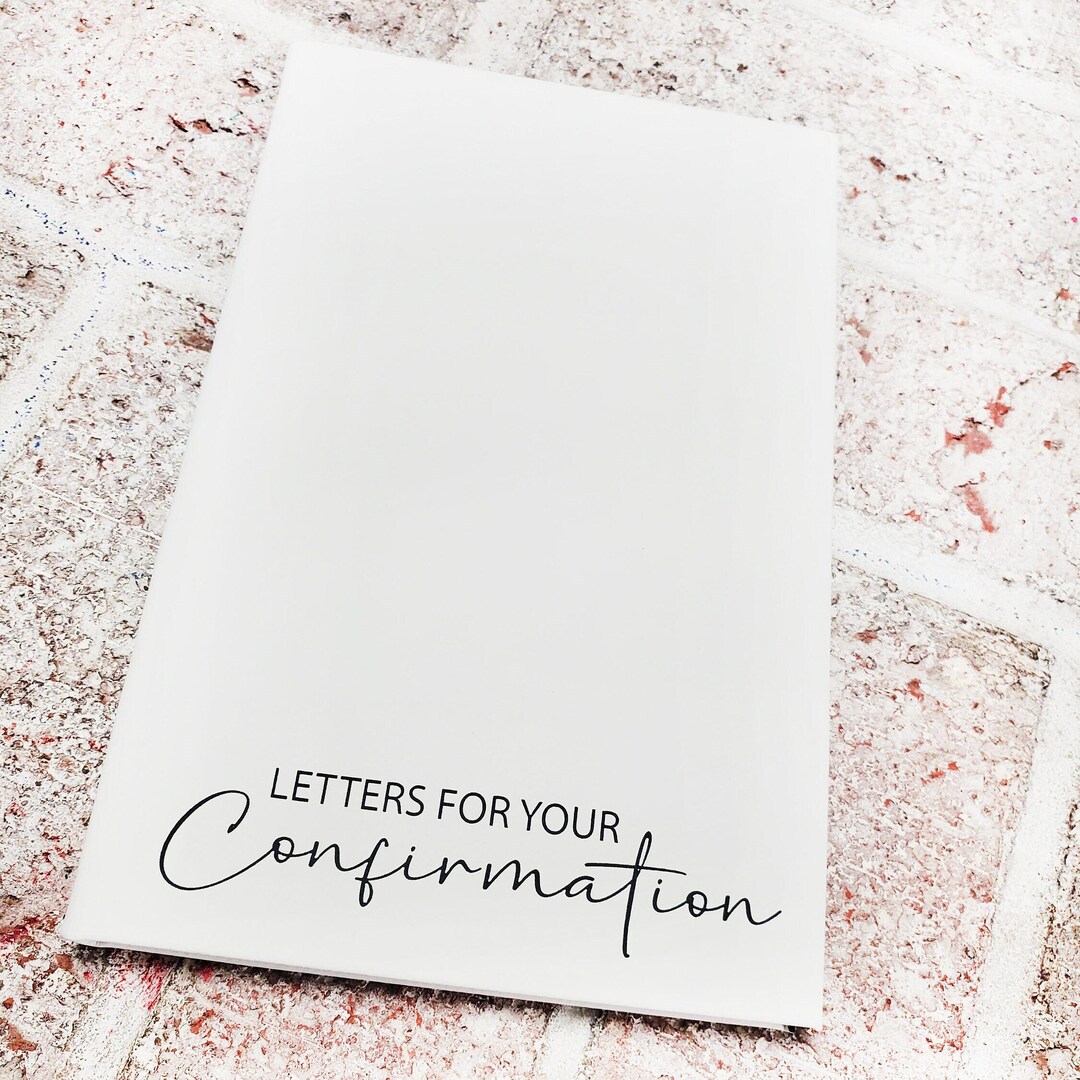 Letters for Your Confirmation, Catholic Gifts, Christian Gifts ...