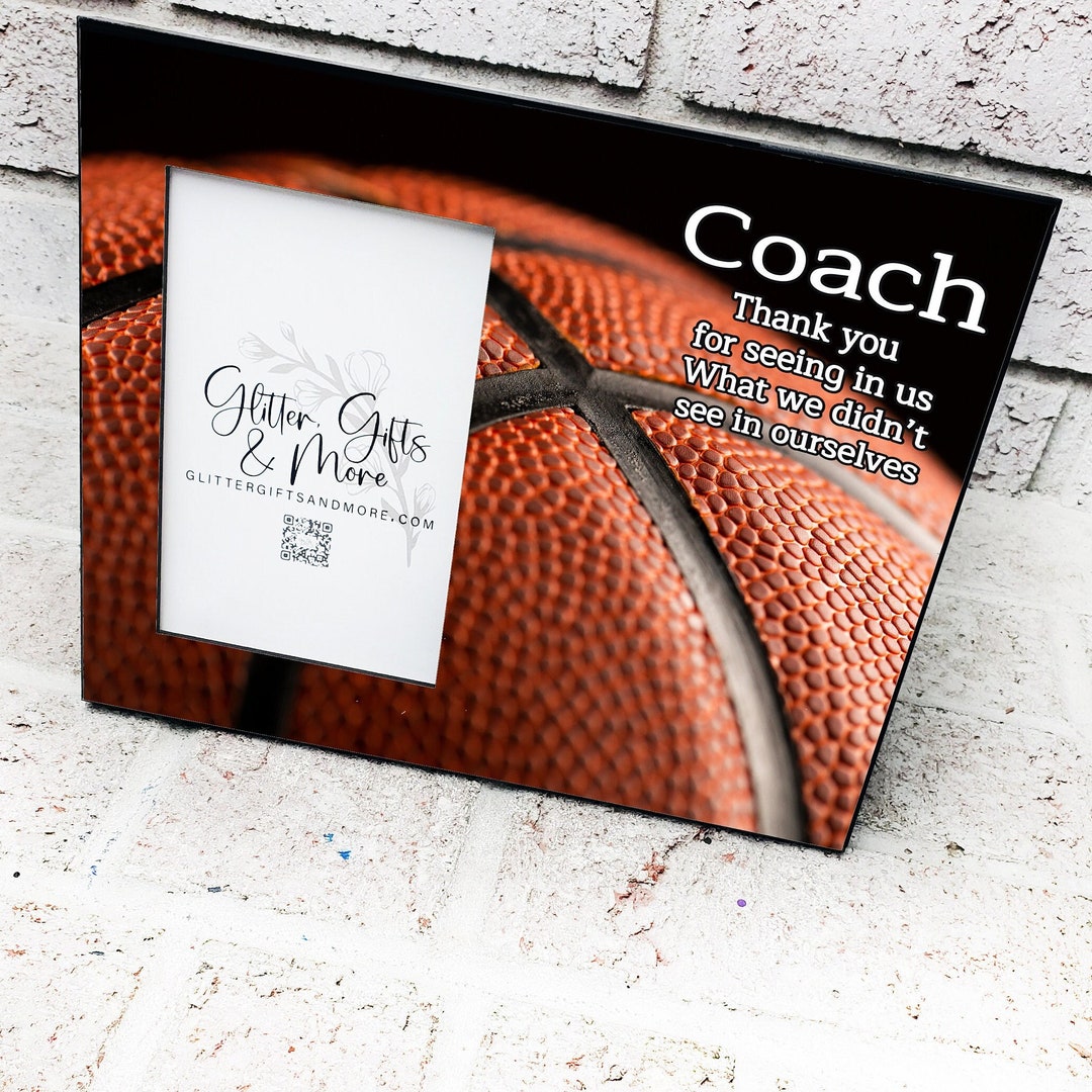 Basketball Coach Frame, Thank You Coach, Coach Gifts, End of Season ...