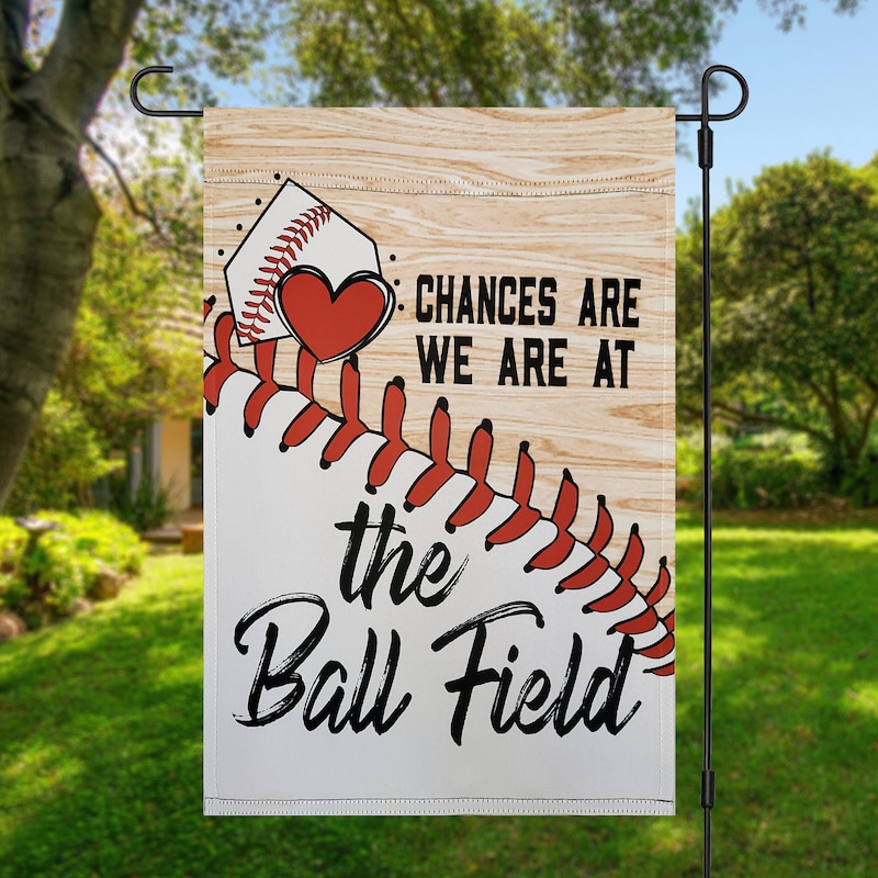 Baseball Garden Flag - Etsy