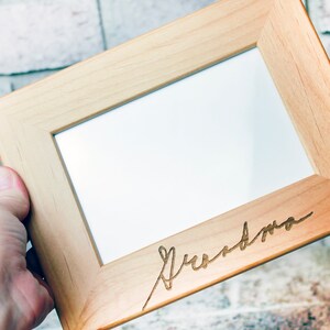 Custom Handwriting Frame, 4x6 Picture Frame, Memorial Gift Ideas ...