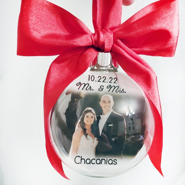 Personalised Christmas Bauble Photo - Etsy