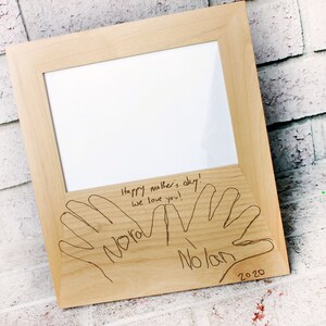 Your Kid's Artwork Frame, 5x7 Picture Frame, Children's Artwork Gift ...