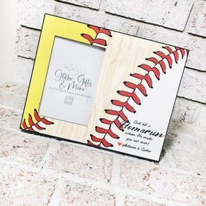 Mother's Day Softball Baseball Frame, God Hit a Homerun, You as My Mom ...