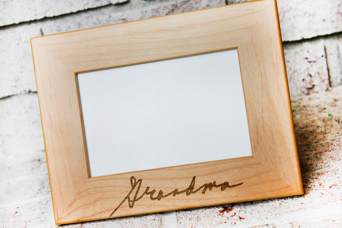 Custom Handwriting Frame 4x6 picture frame Memorial Gift | Etsy