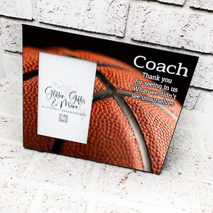 Basketball Coach Frame, Thank You Coach, Coach Gifts, End of Season ...