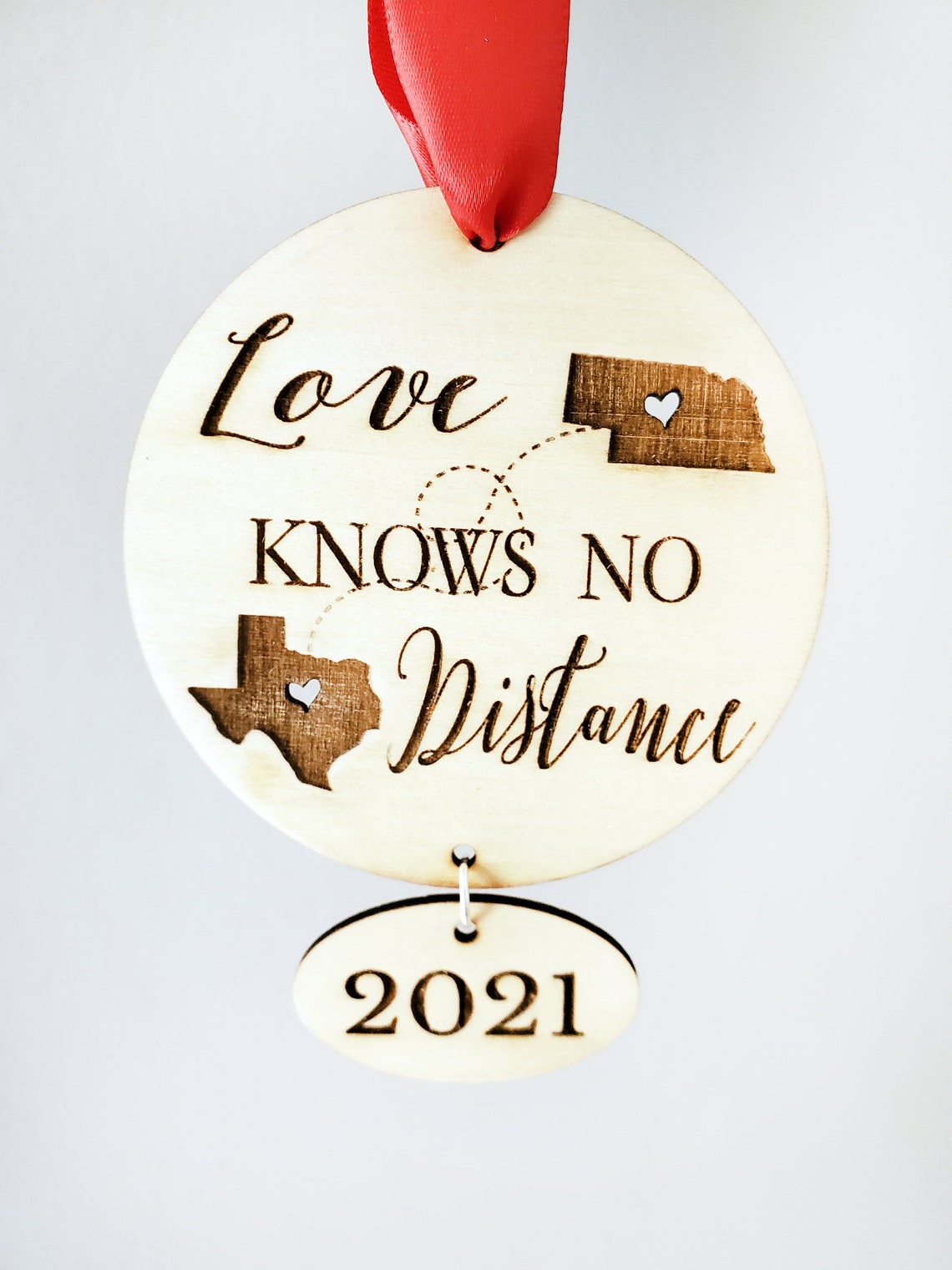2021 Across the Distance Ornament Lost Distance Ornament - Etsy