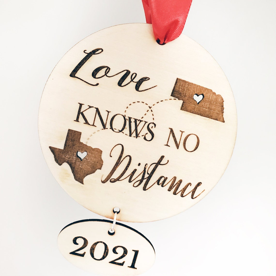 2021 Across the Distance Ornament Lost Distance Ornament - Etsy